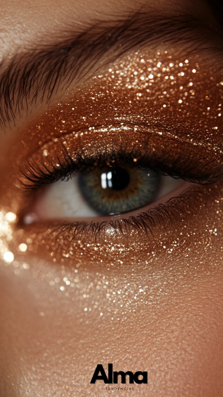 Maquillaje de Año Nuevo con Brillo: 8 Looks Glamourosos para Recibir el ...