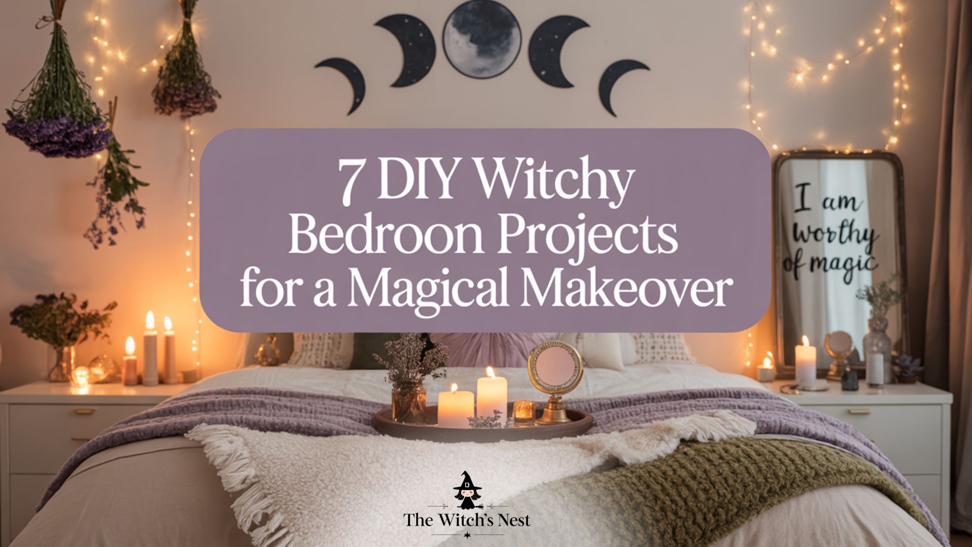 7 DIY Witchy Bedroom Projects for a Magical Makeover - The Witch's Nest