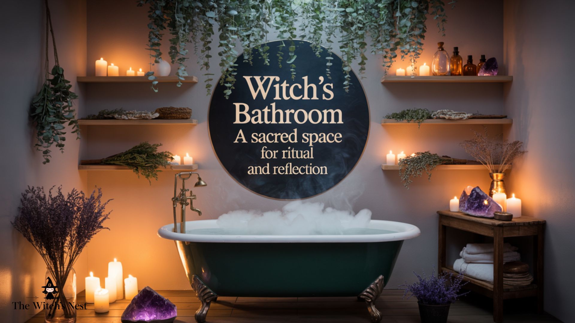 Witch's Bathroom Altar: A Sacred Space for Ritual and Reflection - The Witch's Nest