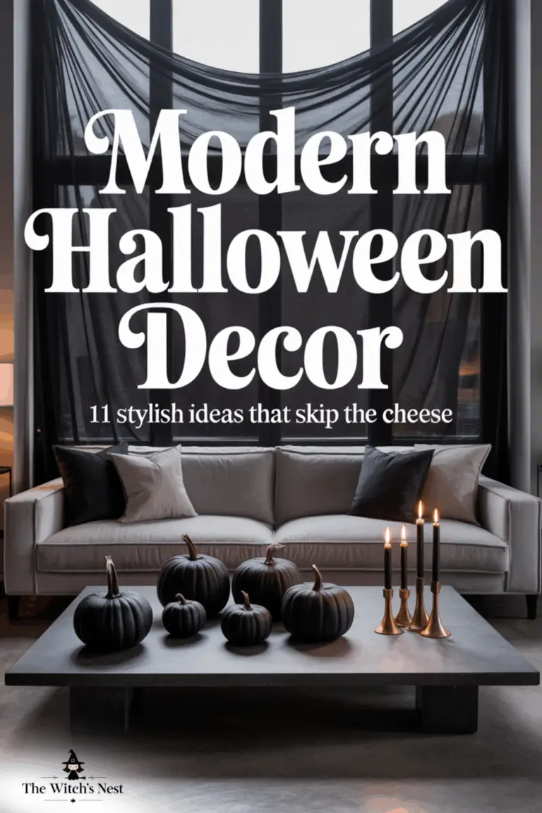 11 Modern Halloween Decor Ideas That Skip the Cheesy Look - The Witch's ...