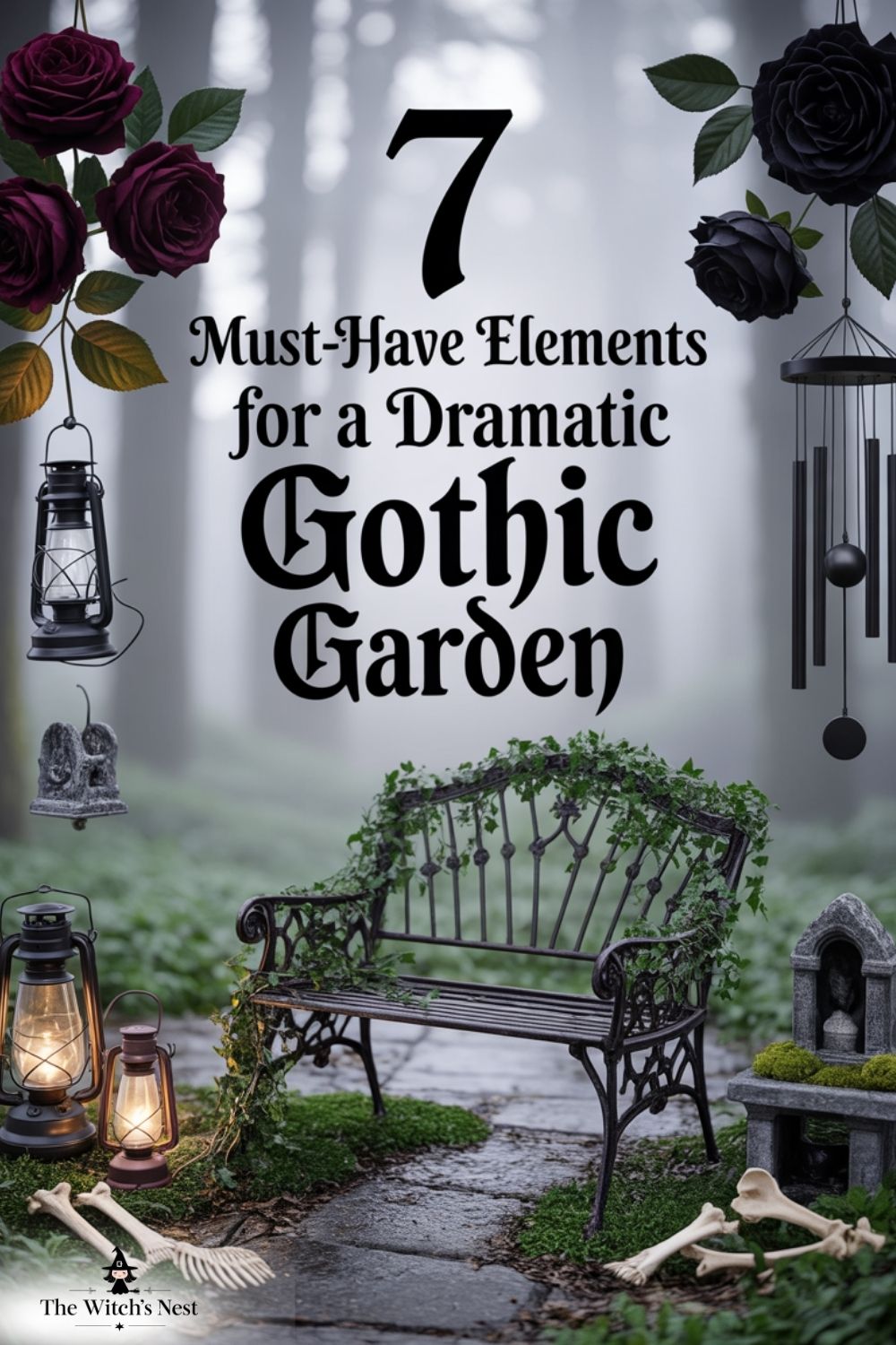7 Must-Have Elements for a Dramatic Gothic Garden - The Witch's Nest