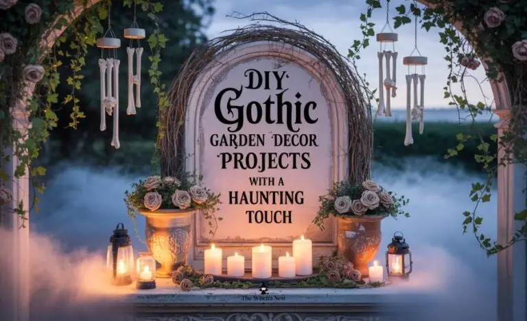 DIY Gothic Garden Decor Projects with a Haunting Touch - The Witch's Nest