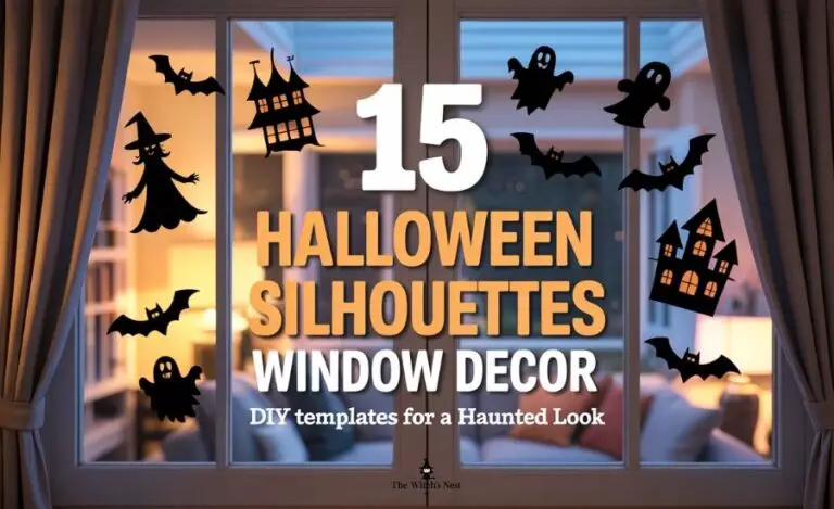 15 Halloween Silhouettes Window Decor: DIY Templates for a Haunted Look ...