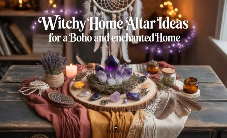 Witchy Home Altar Ideas for a Boho and Enchanted Home - The Witch's Nest