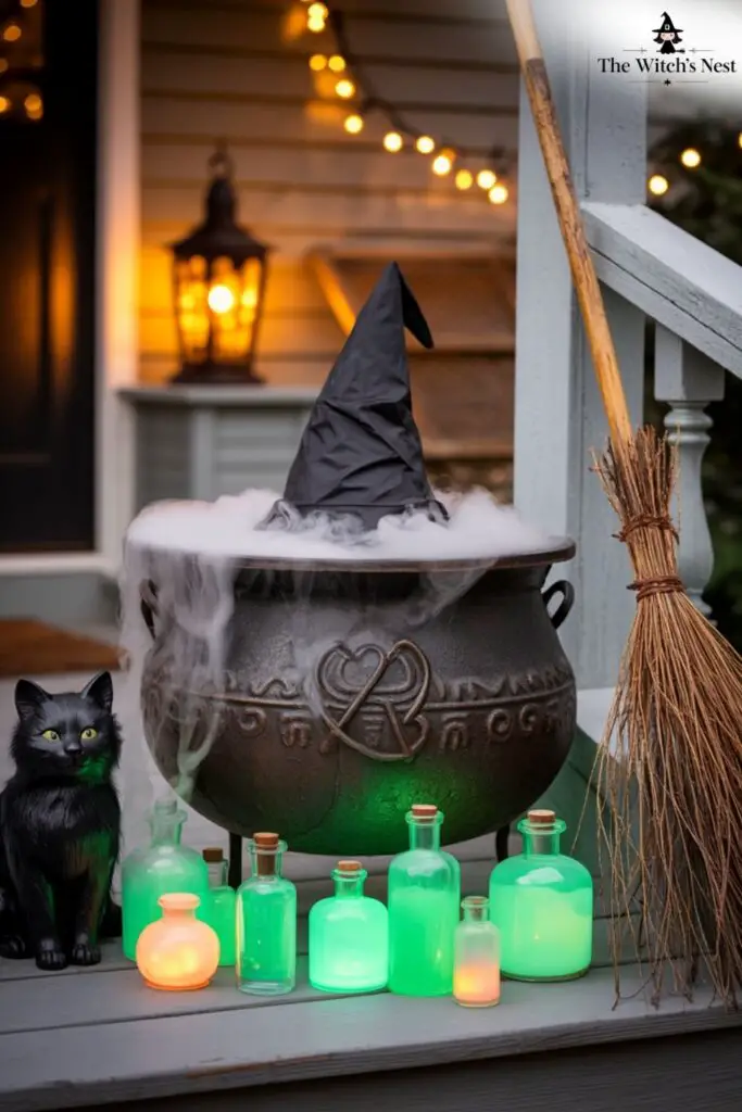 15 Witchy Porch Setup You Can DIY for Halloween - The Witch's Nest