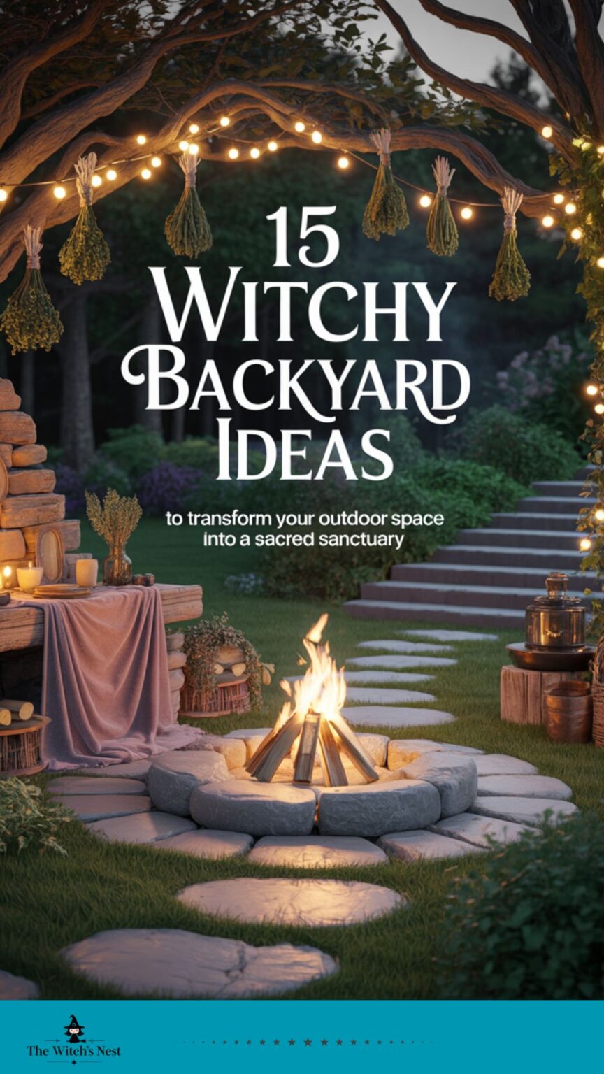 15 Witchy Backyard Ideas to Transform Your Outdoor Space Into a Sacred ...