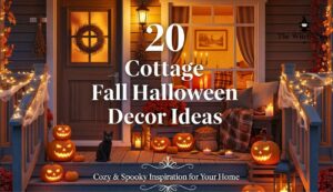 Cottage Fall Halloween Decor: 20 Cozy & Spooky Ideas for a Magical Home ...