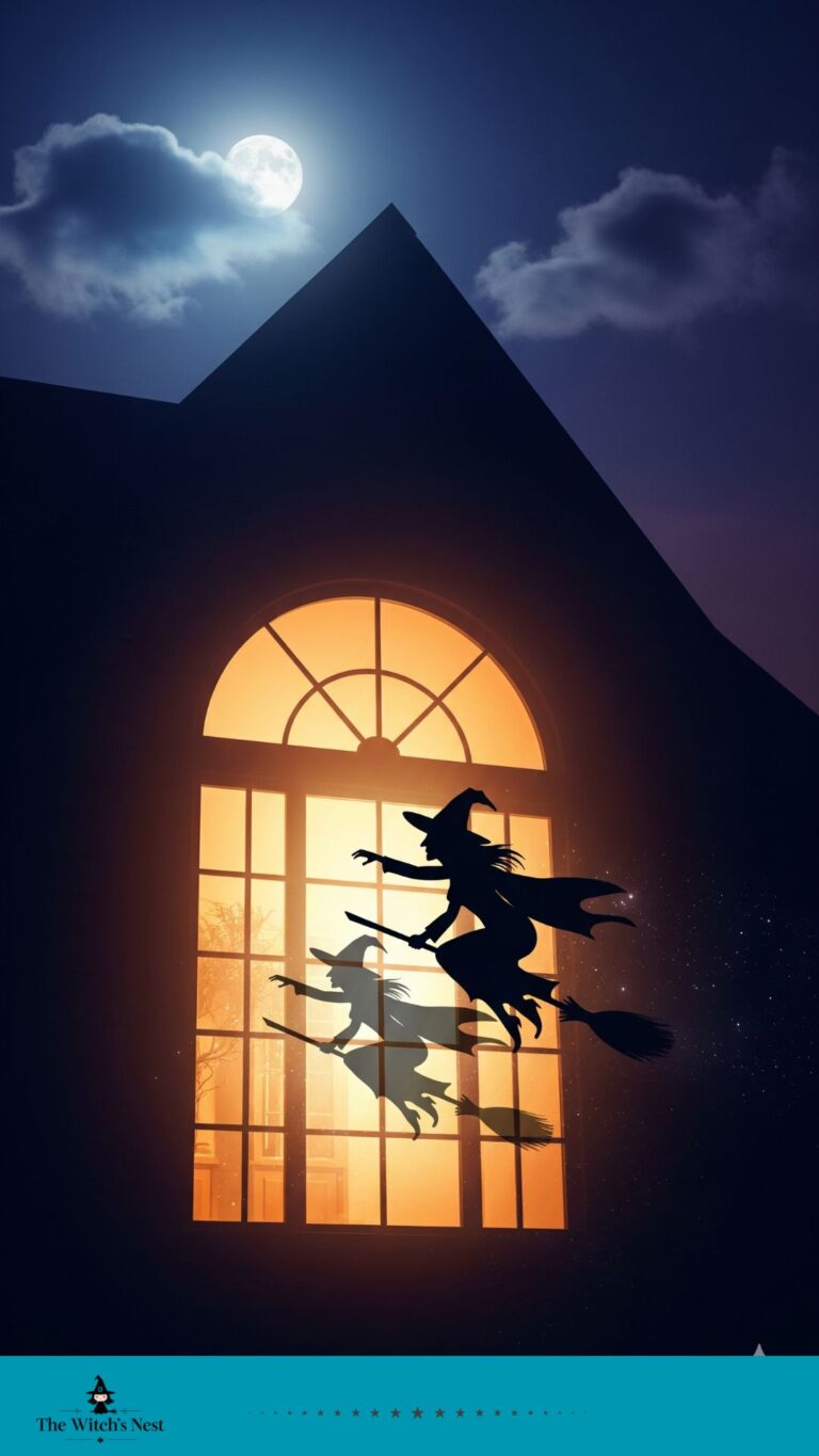 Witch Halloween: 10 Creative Ways to Hang Flying Witches - The Witch's Nest