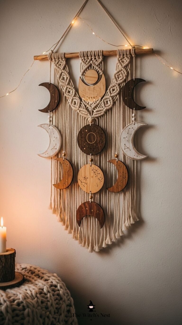 Enchanting Moon Phase Wall Decor DIY Ideas for Every Room - The Witch's ...
