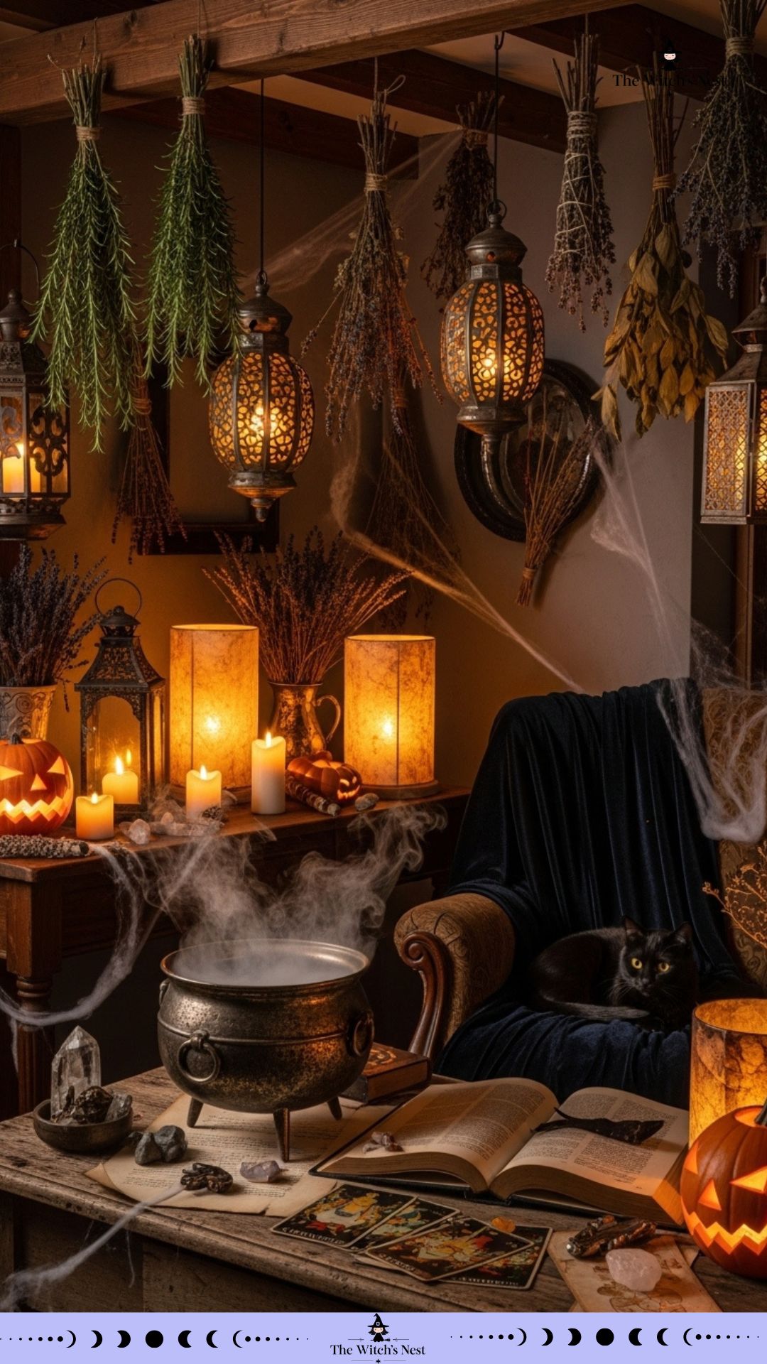 Witch Halloween Decor Ideas for a Magical Home - The Witch's Nest
